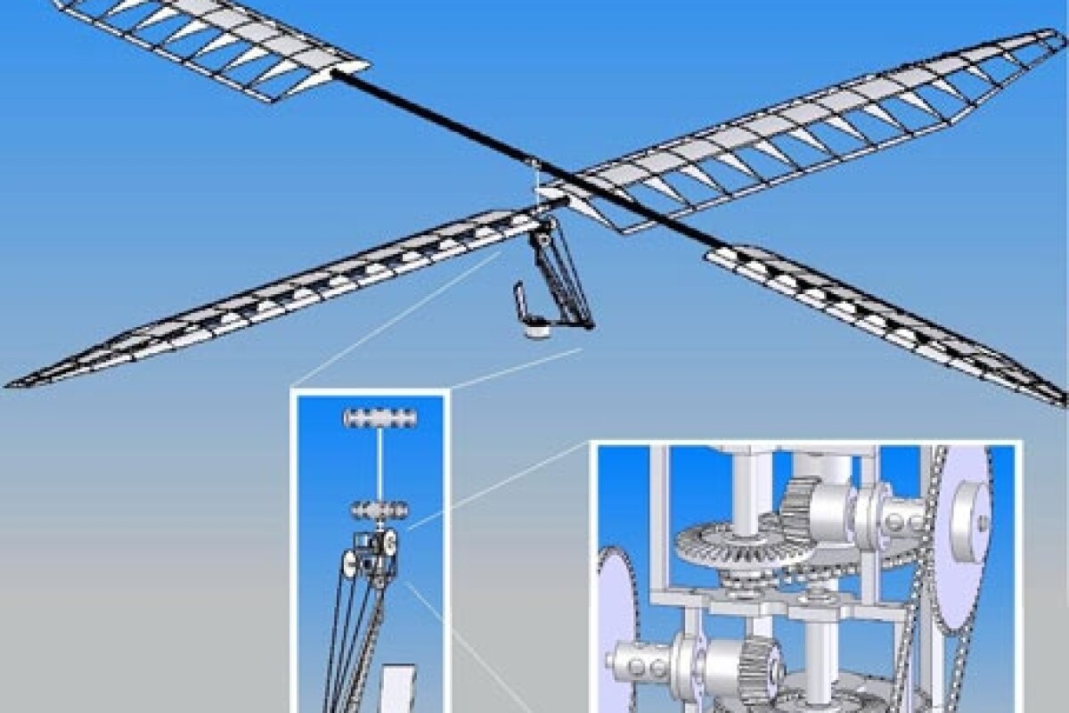 Human powered helicopter grounded