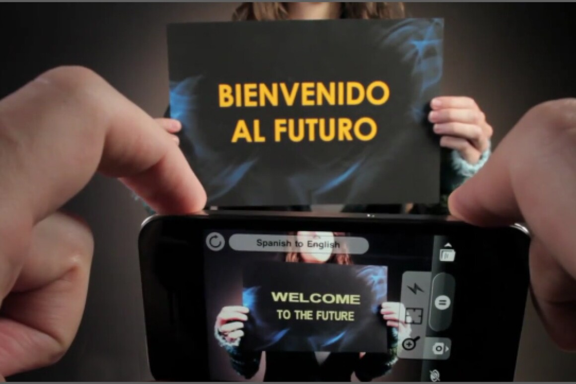 Word Lens app turns your phone into a real-time translator