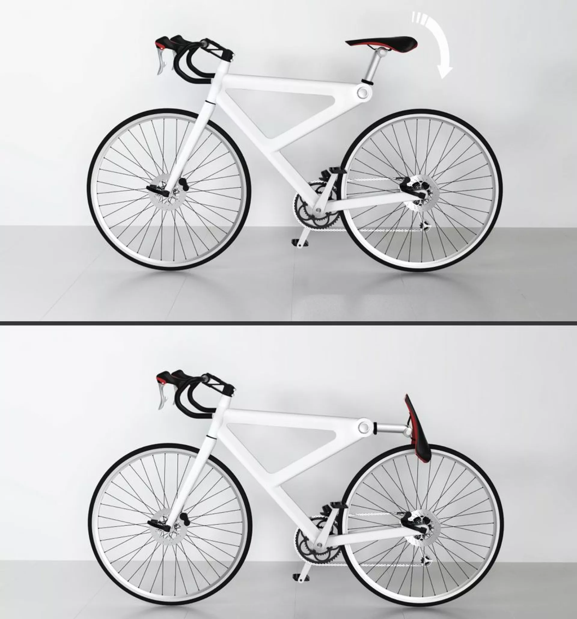 Saddle Lock provides built-in bicycle security