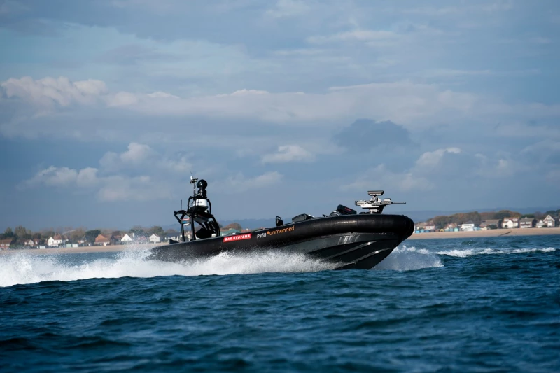 BAE's autonomous patrol boat packs 12.7-mm heat and offers 10-day ...