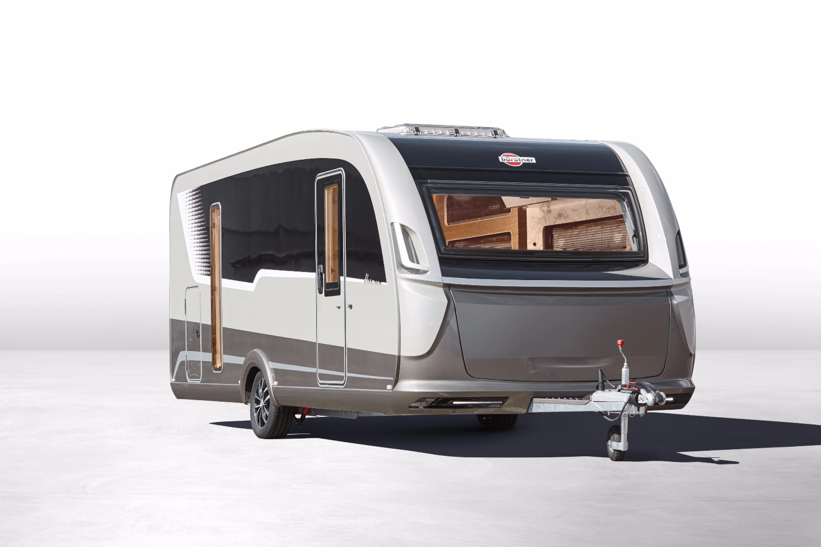 Swanky concept caravan explores the future of glamping