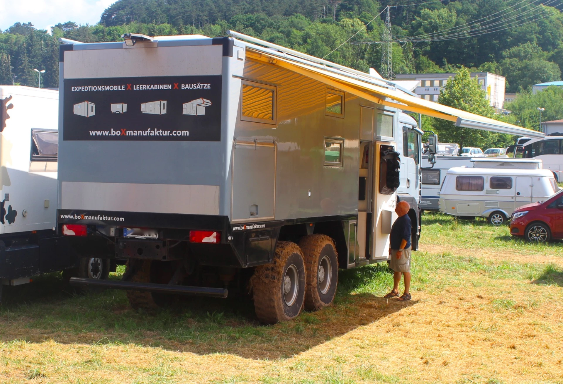 In photos: Adrift in a sea of monstrous camping machines at the world's ...