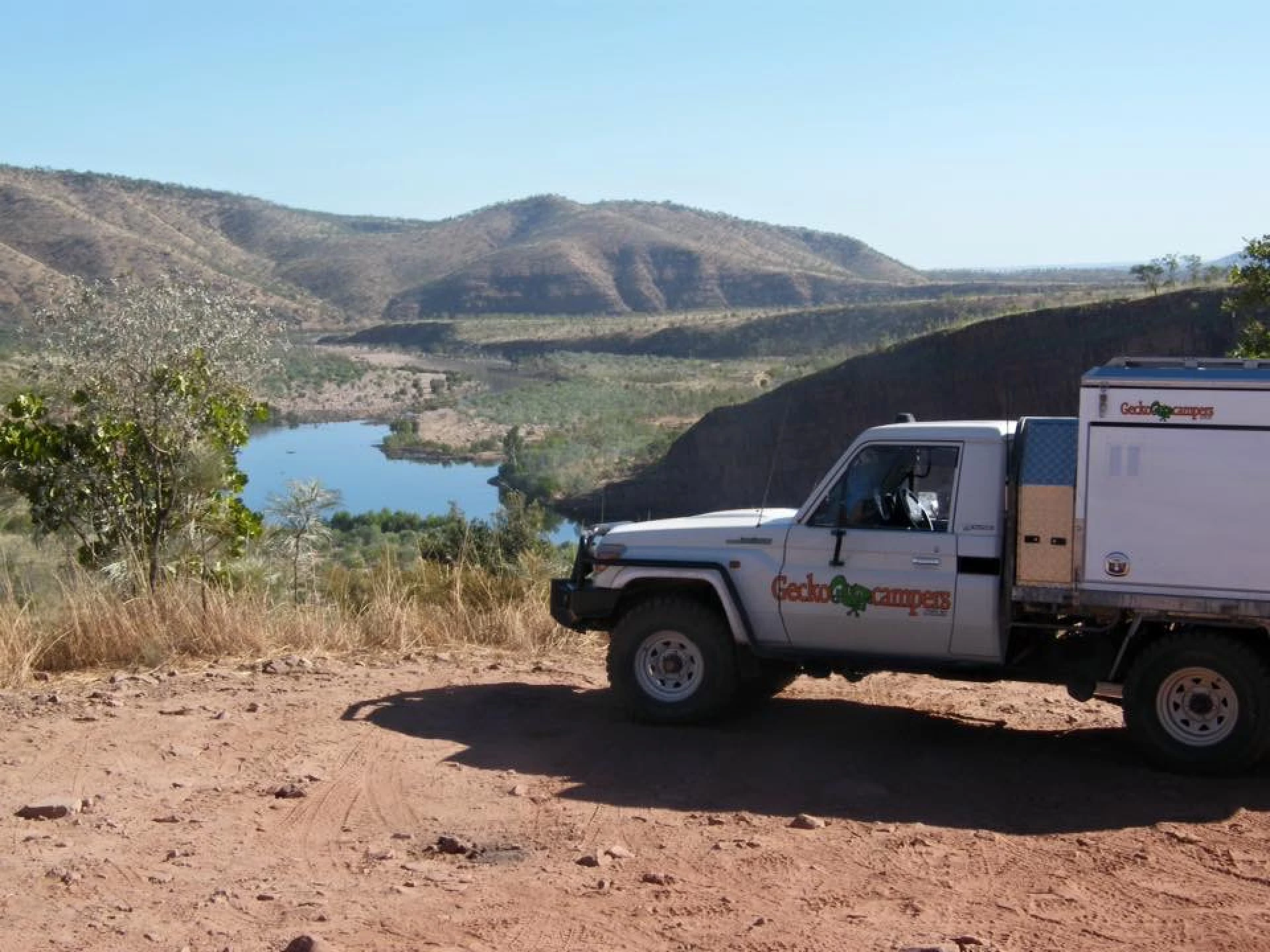 Gecko camper flips and folds to make your truck home