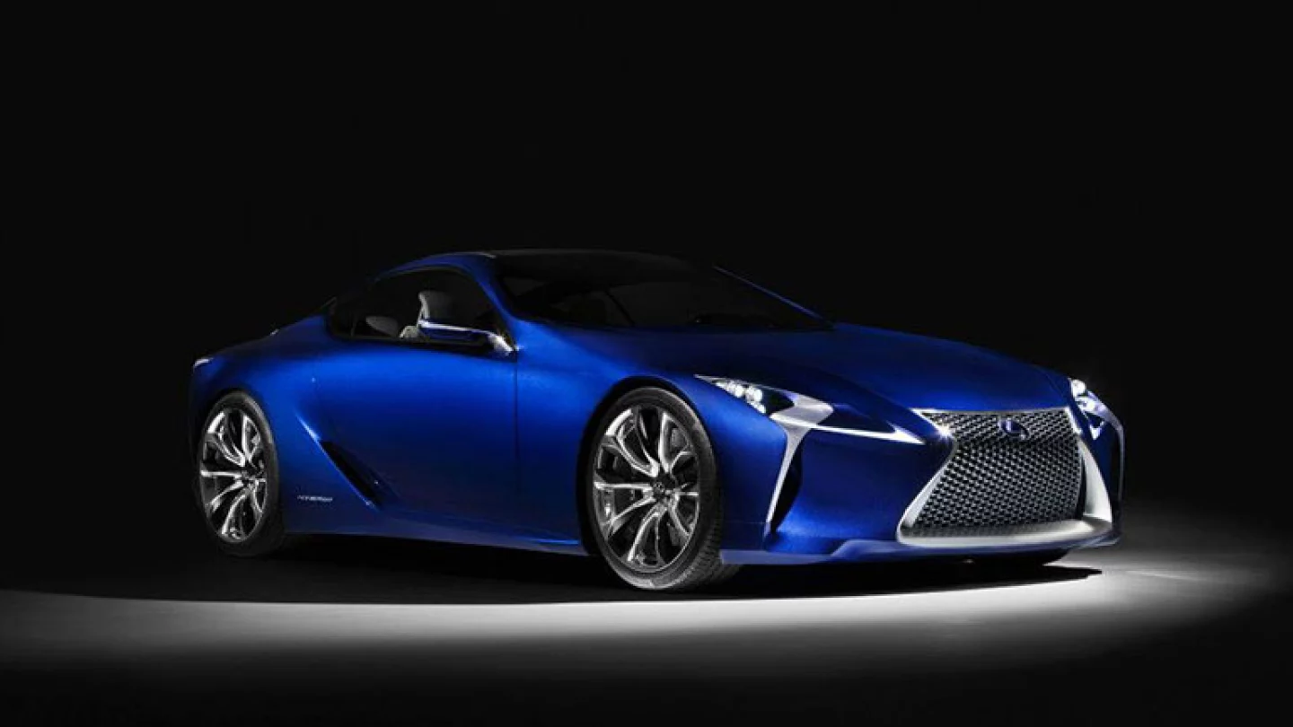 Stunning Lexus LF-LC Blue sports car concept