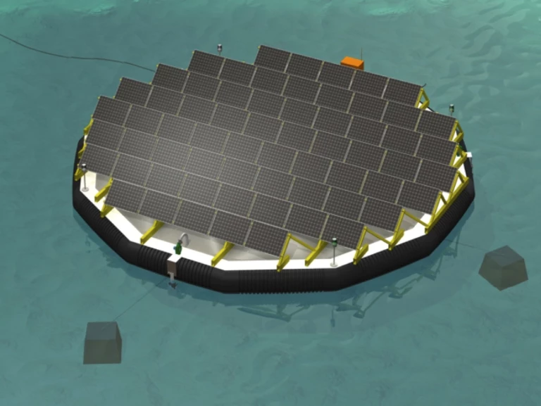 Energy company to test floating solar islands