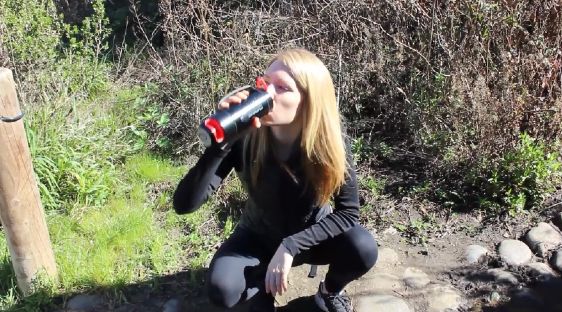 Purisoo bottle draws, filters and carries water in one convenient package