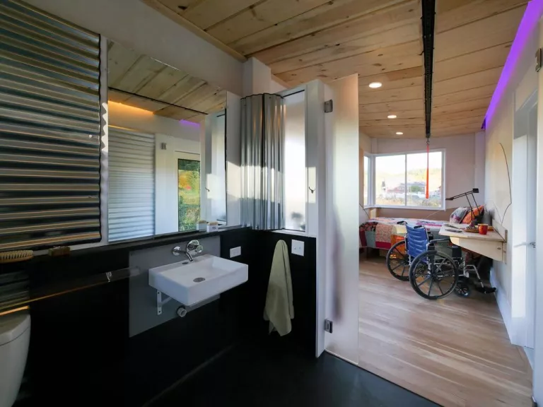 Wheelchair-friendly tiny house offers independence on wheels