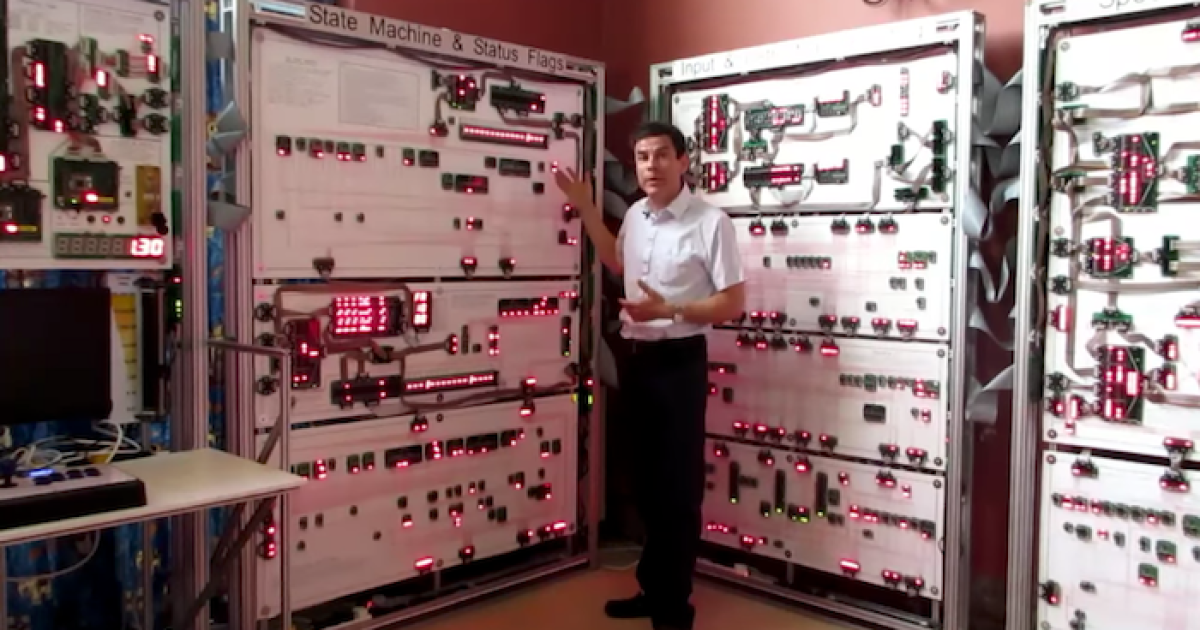 Room-sized Megaprocessor sheds light on the secret life of microchips