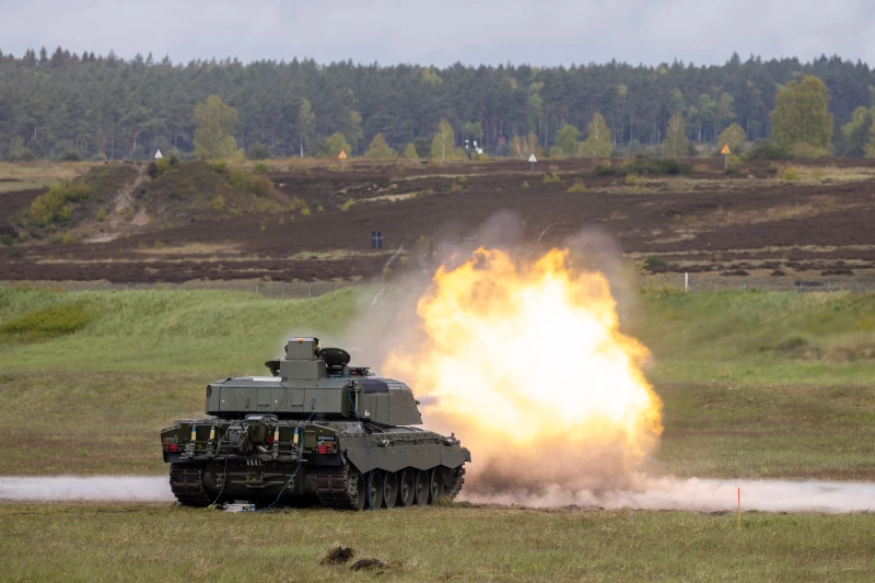 British Army rolls out its most lethal tank for live fire exercises