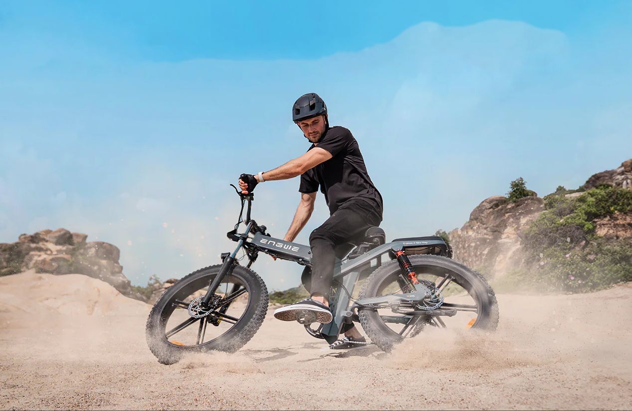 Fat-tire folding ebikes aim for smooth riding with triple-suspension