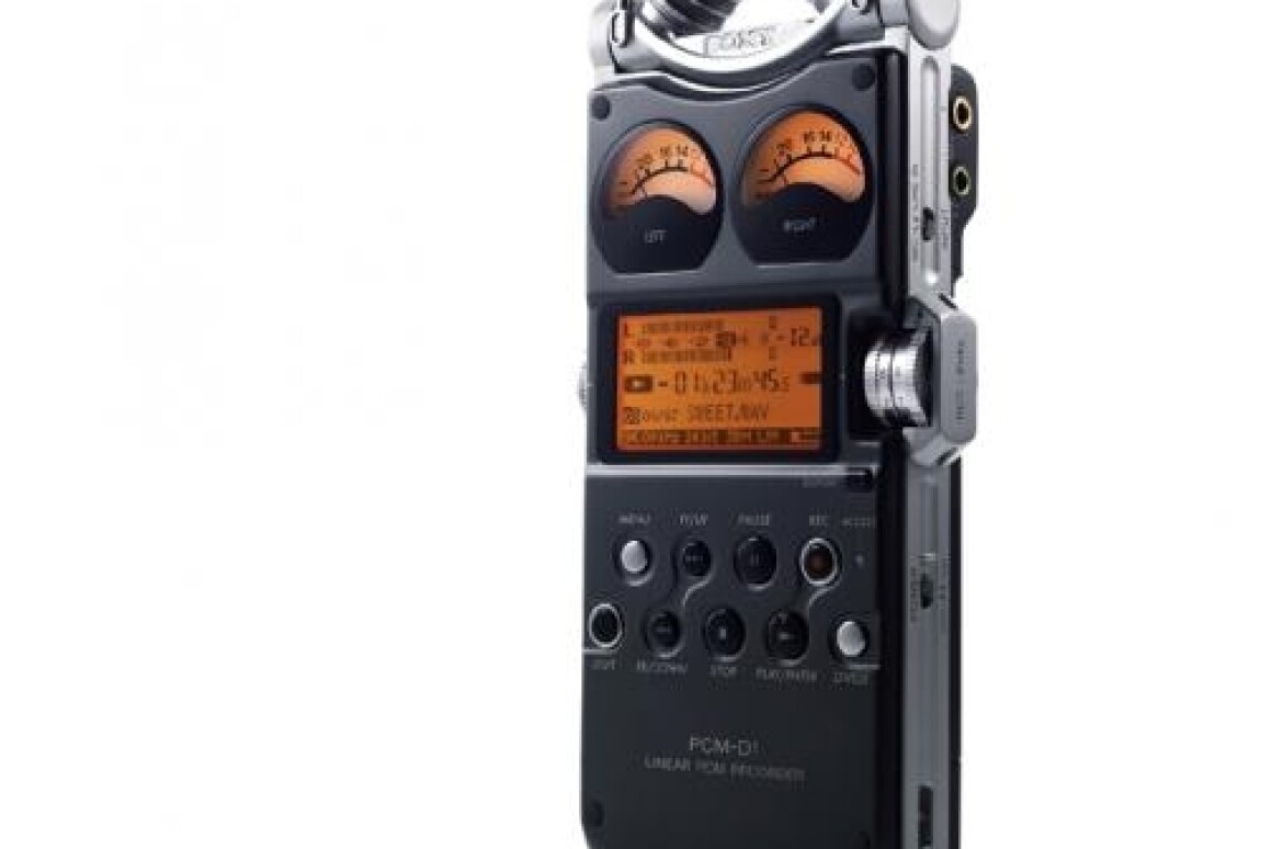 Sony PCM-D1 portable recorder looks (and sounds) the part