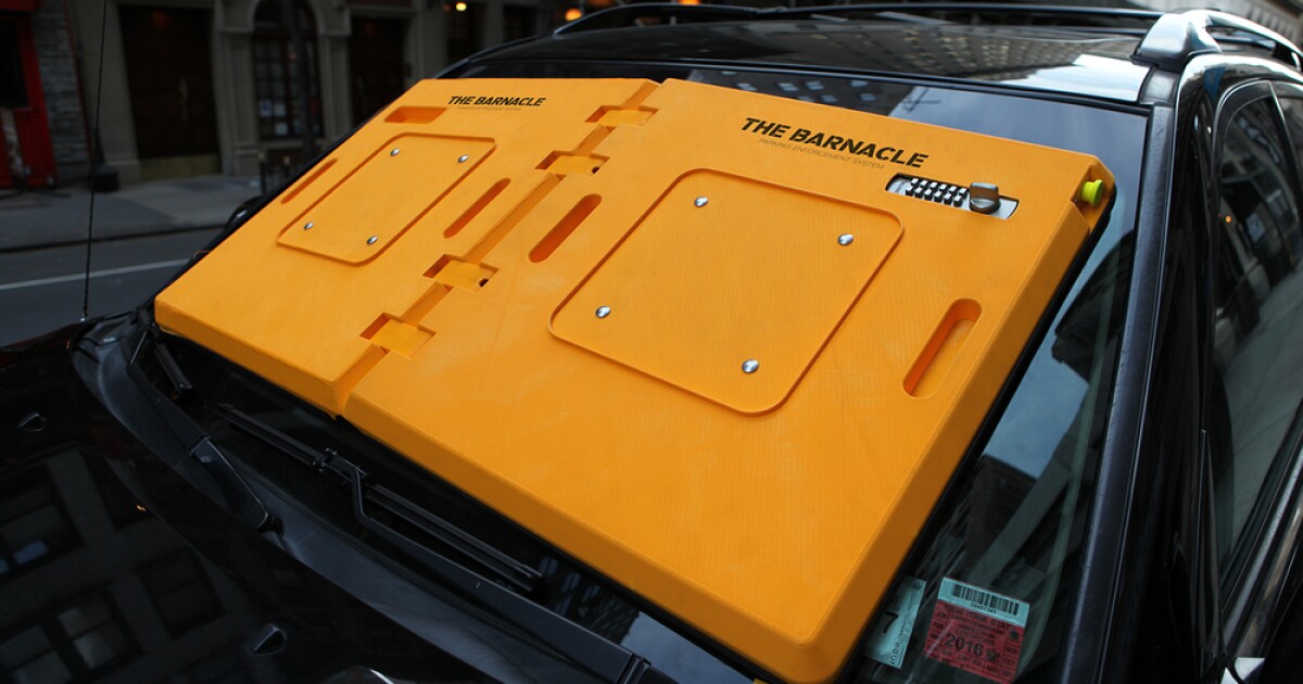 Windshield-blocking device may give the boot to wheel boots