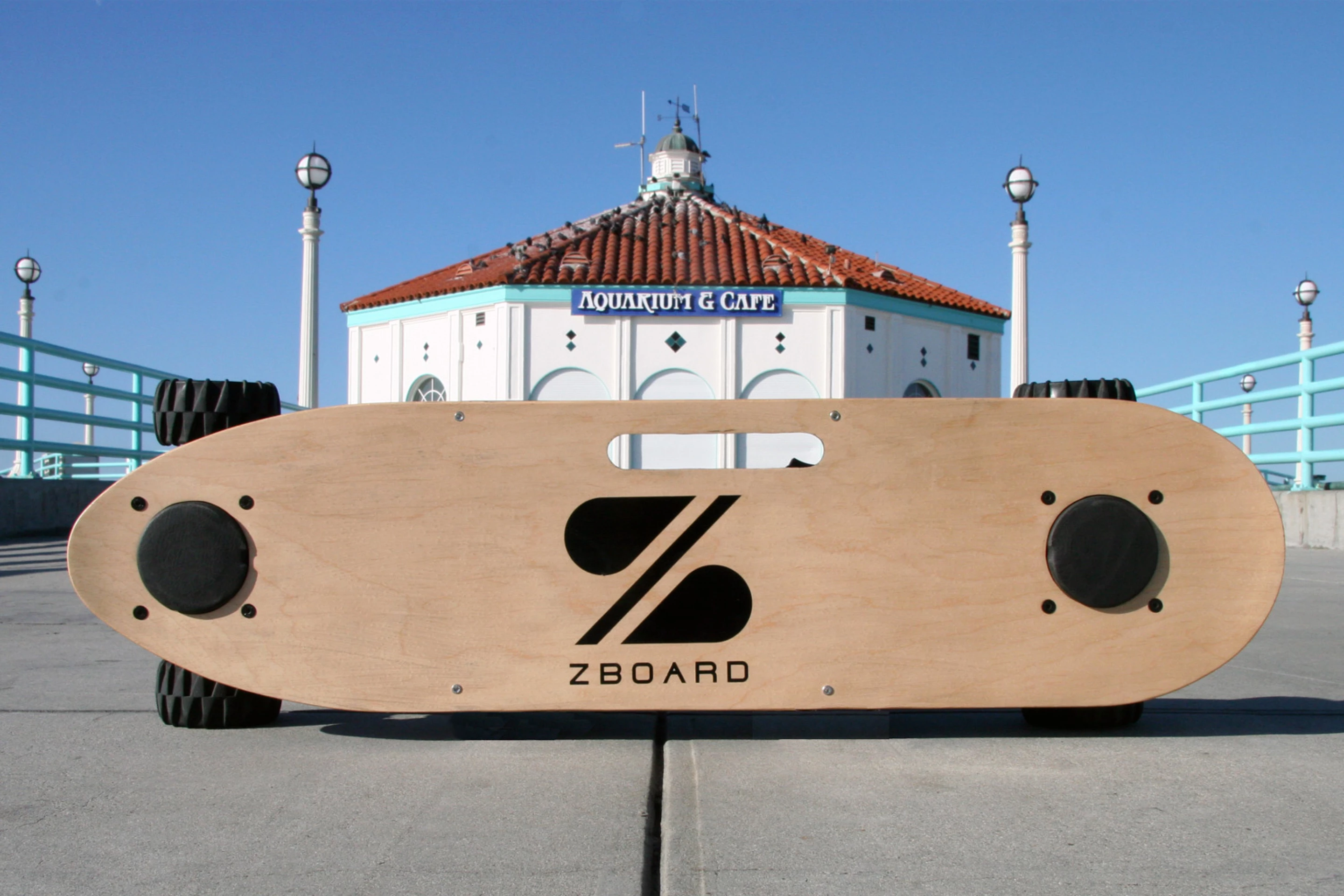 The ZBoard hands-free motorized skateboard