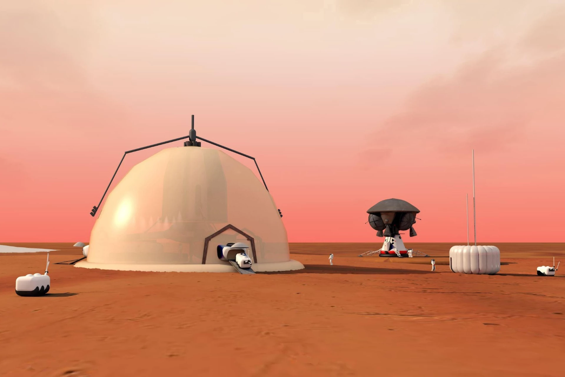 EPFL plan outlines how to build a Mars colony