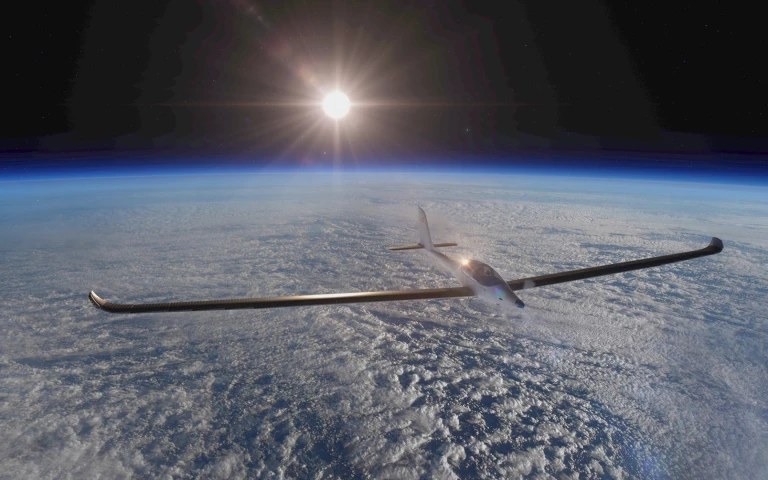 Solar-powered two-seater plane will soar to the edge of space