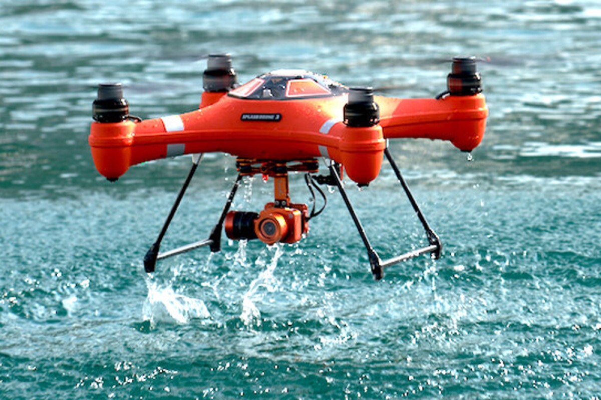Amphibious drone returns, packing a 4K camera