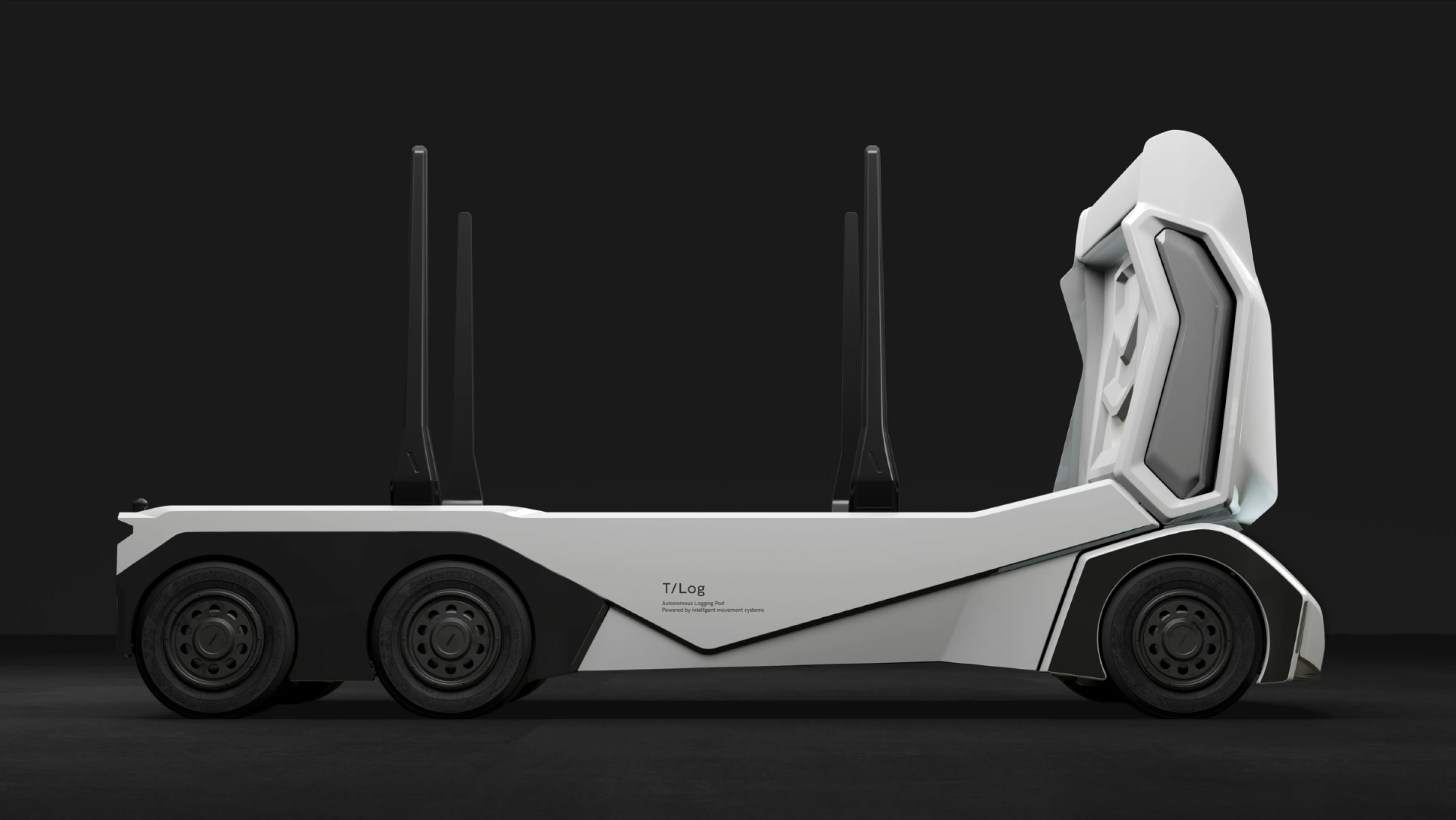 First driverless, electric, off-road logging truck rolls into Goodwood