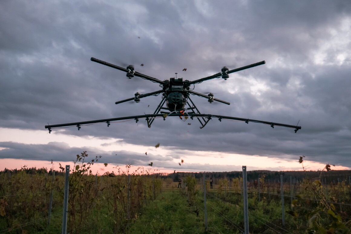 Crop-spraying Agro drone is made to take on helicopters