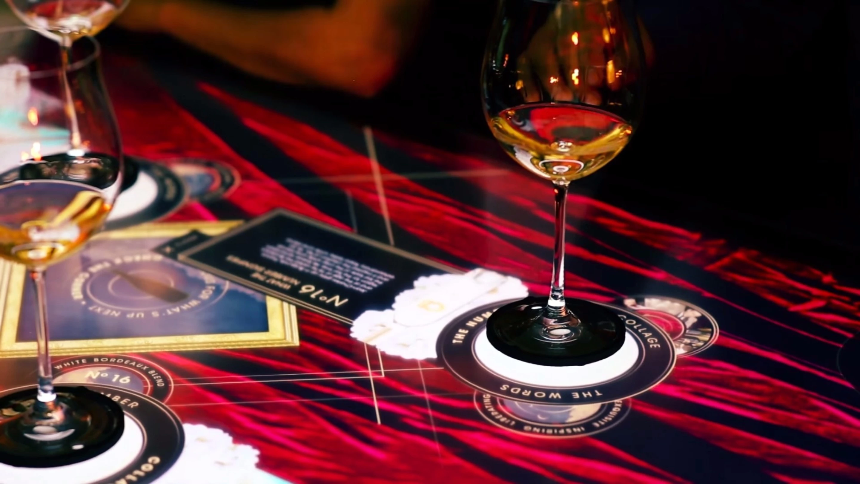 4K multitouch coffee table supports “tangible” objects