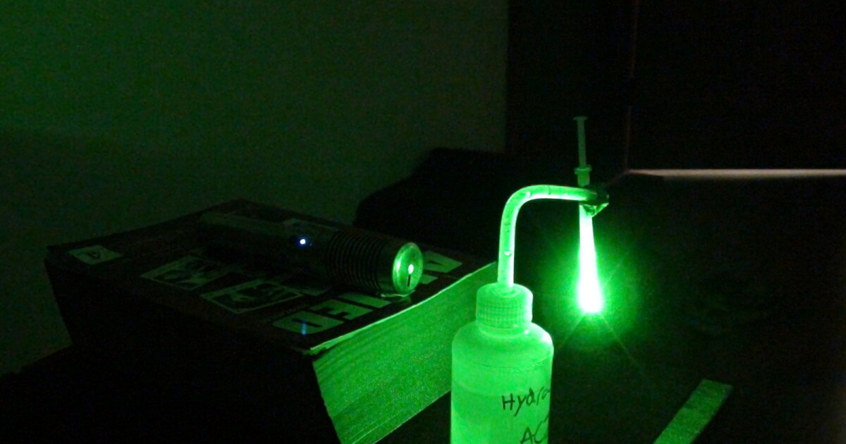 Homemade laser microscope reveals water's murky secrets
