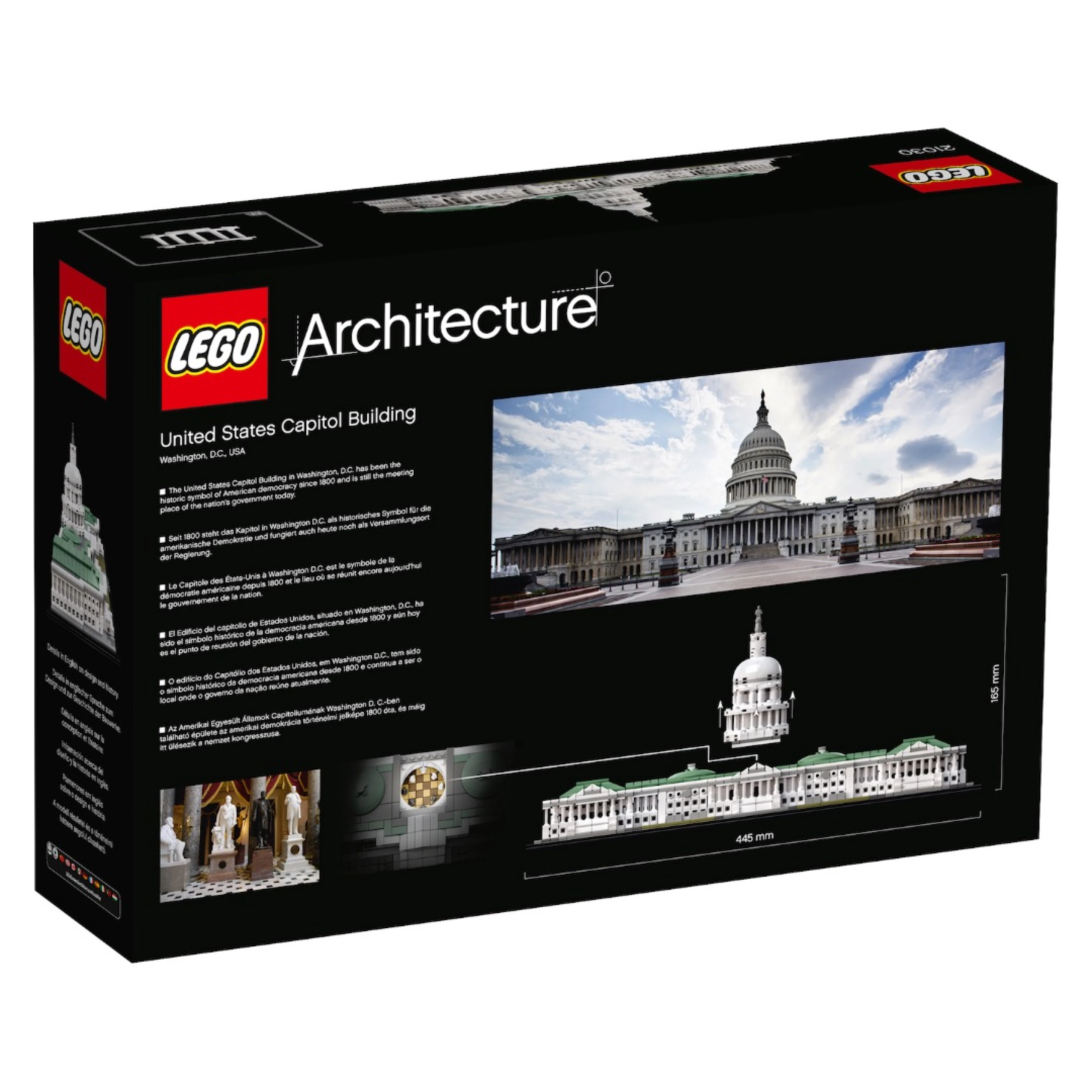Lego Capitol Building downsizes big government