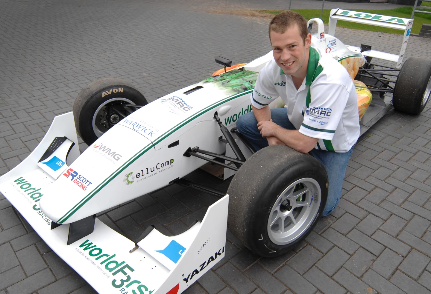Formula 3 racing car powered by chocolate and steered by carrots ...