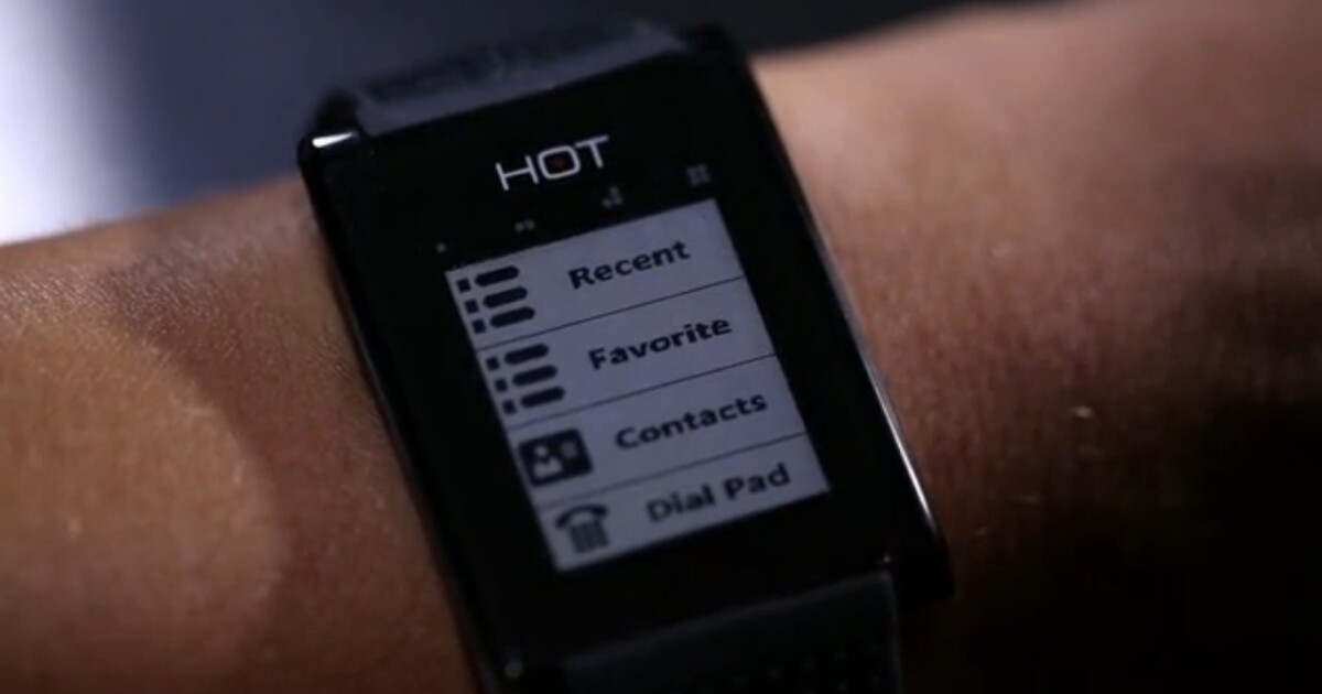 Talk to the hand: HOT Watch turns your palm into a mobile phone