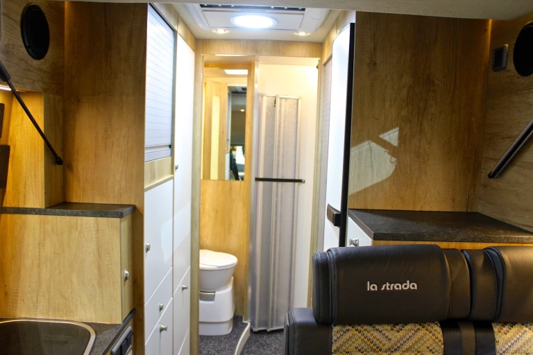 La Strada goes drop-down bed and big garage with new camper van