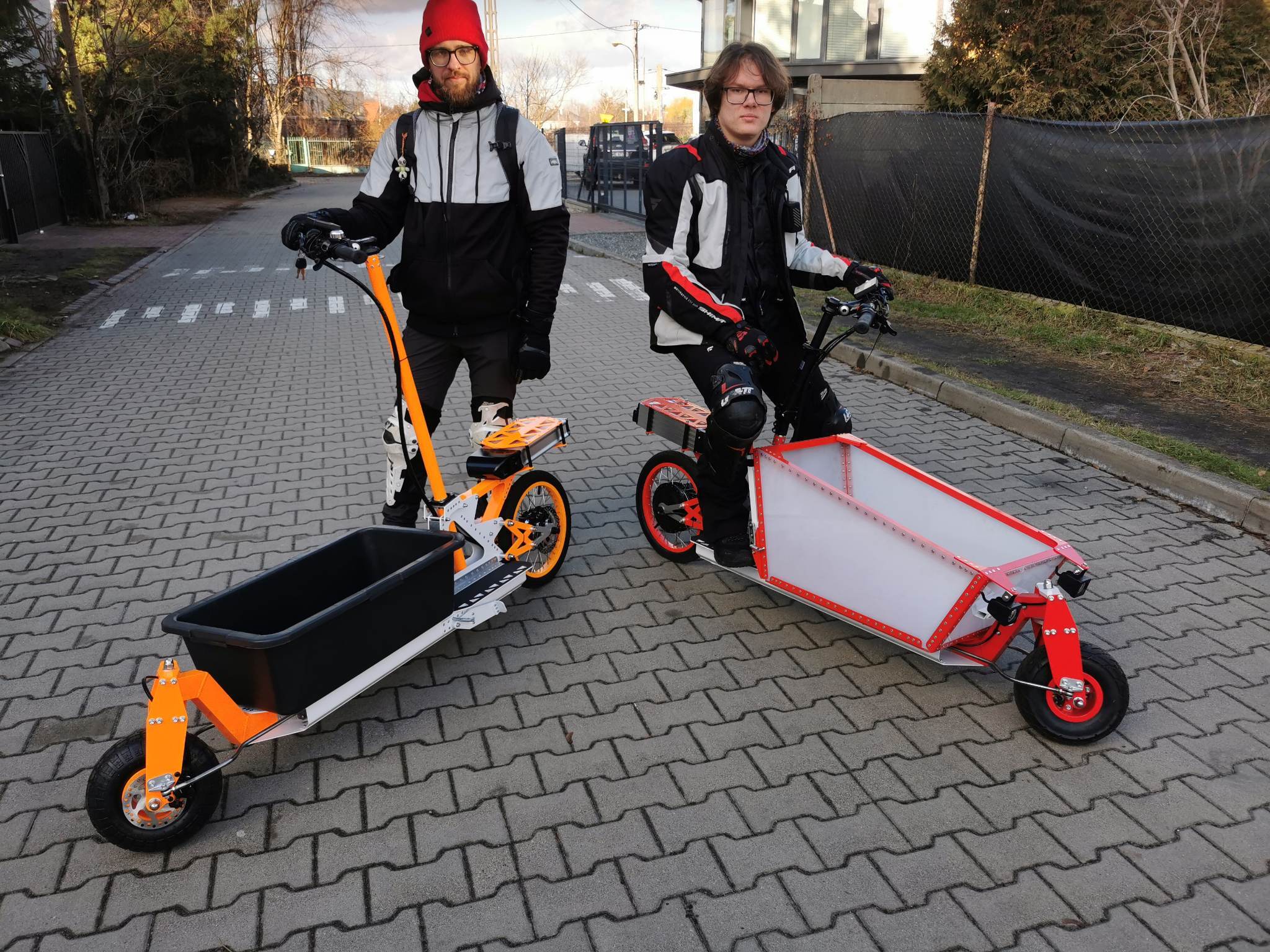 Cargo-hauling electric scooters make for a riveting ride