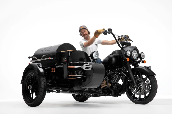 Indian's BBQ motorcycle means you won't have to wait to enjoy your roadkill