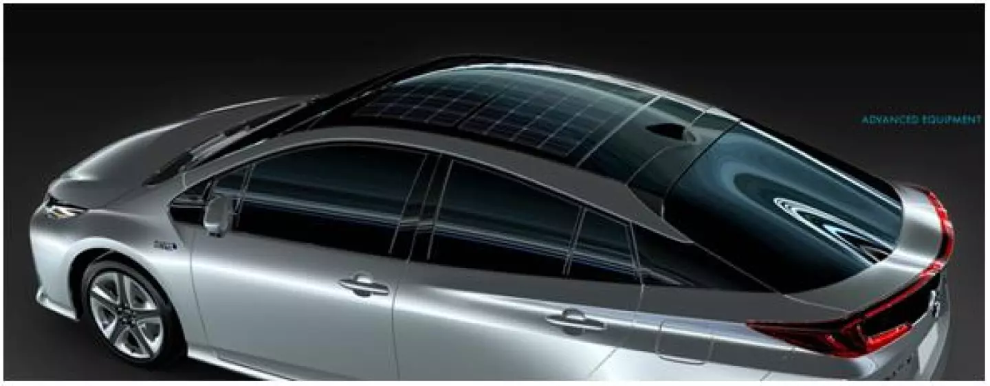 Panasonic develops solar car roof for Prius