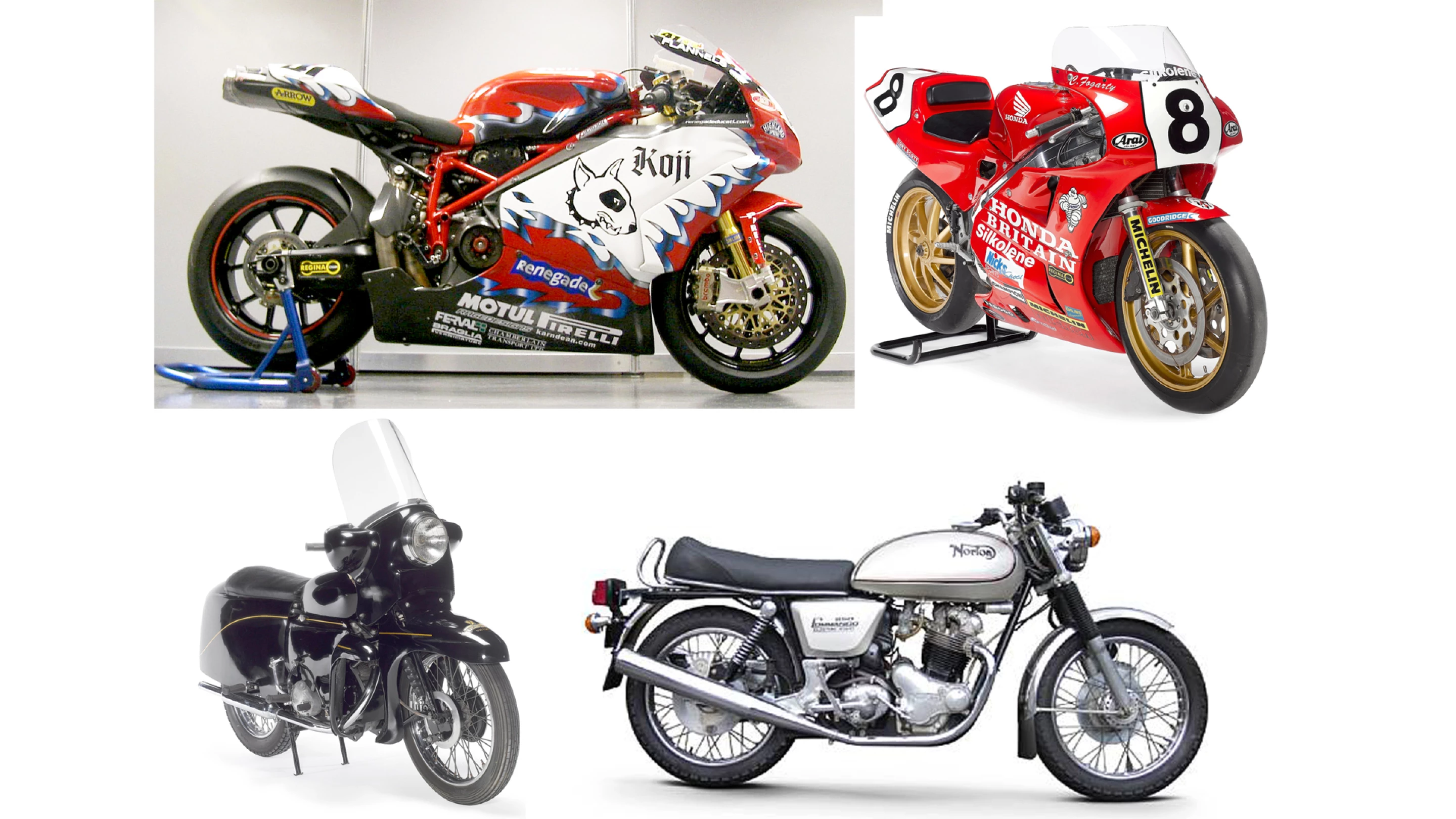 Historically significant motorcycles up for auction