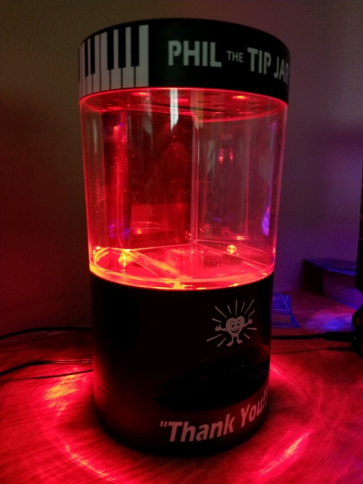 Review Phil The Tip Jar A Card dispensing Tip Jar For Musicians review-phil-the-tip-jar-a-card-dispensing-tip-jar-for-musicians