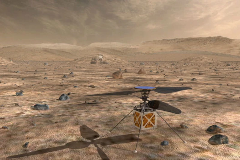 "Marscopter" to provide bird's-eye view of the Red Planet