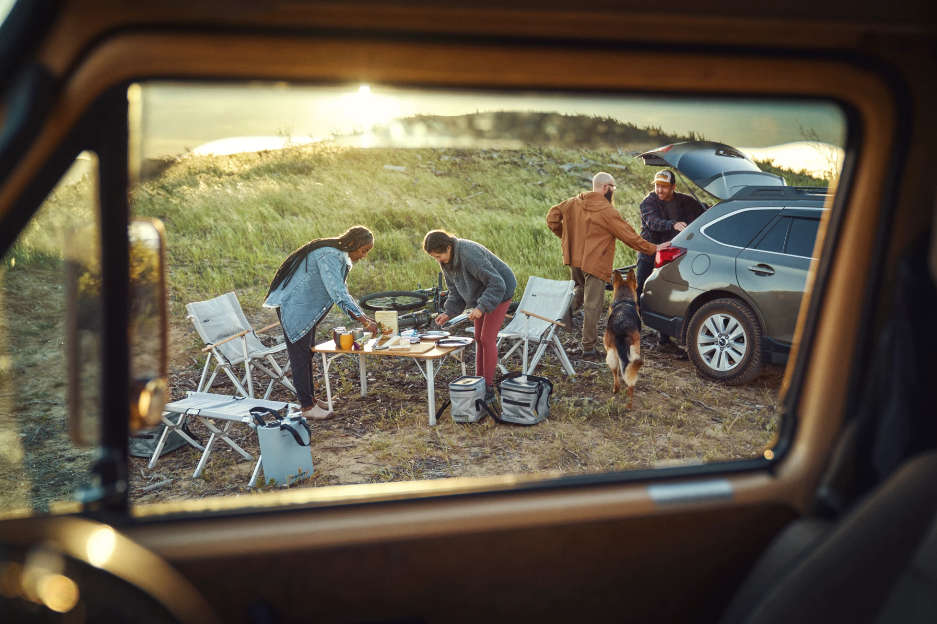 Dometic turns car into camper via stackable, trunk-sized base camp kit