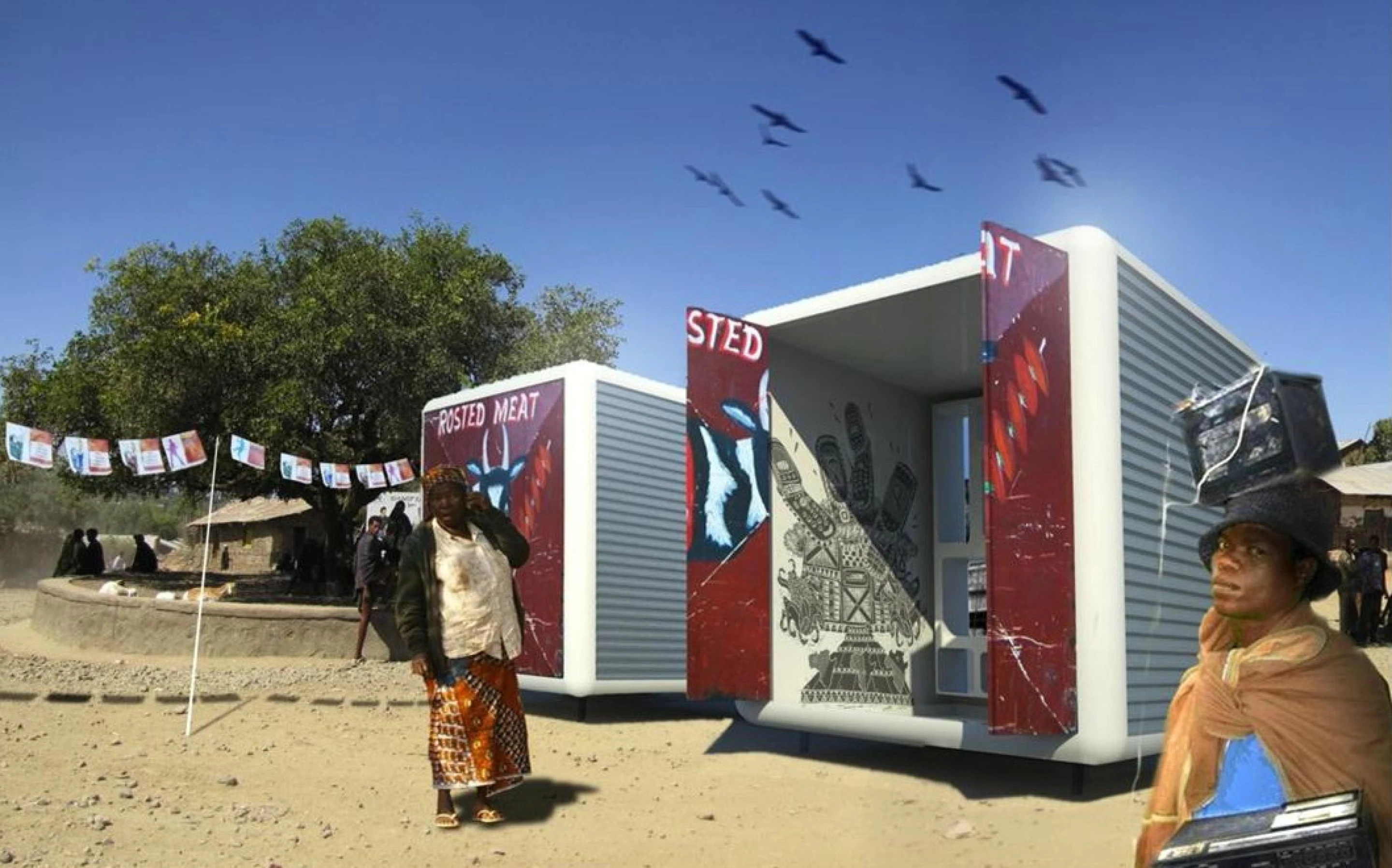 The world’s first SolarKiosk opens in Ethiopia