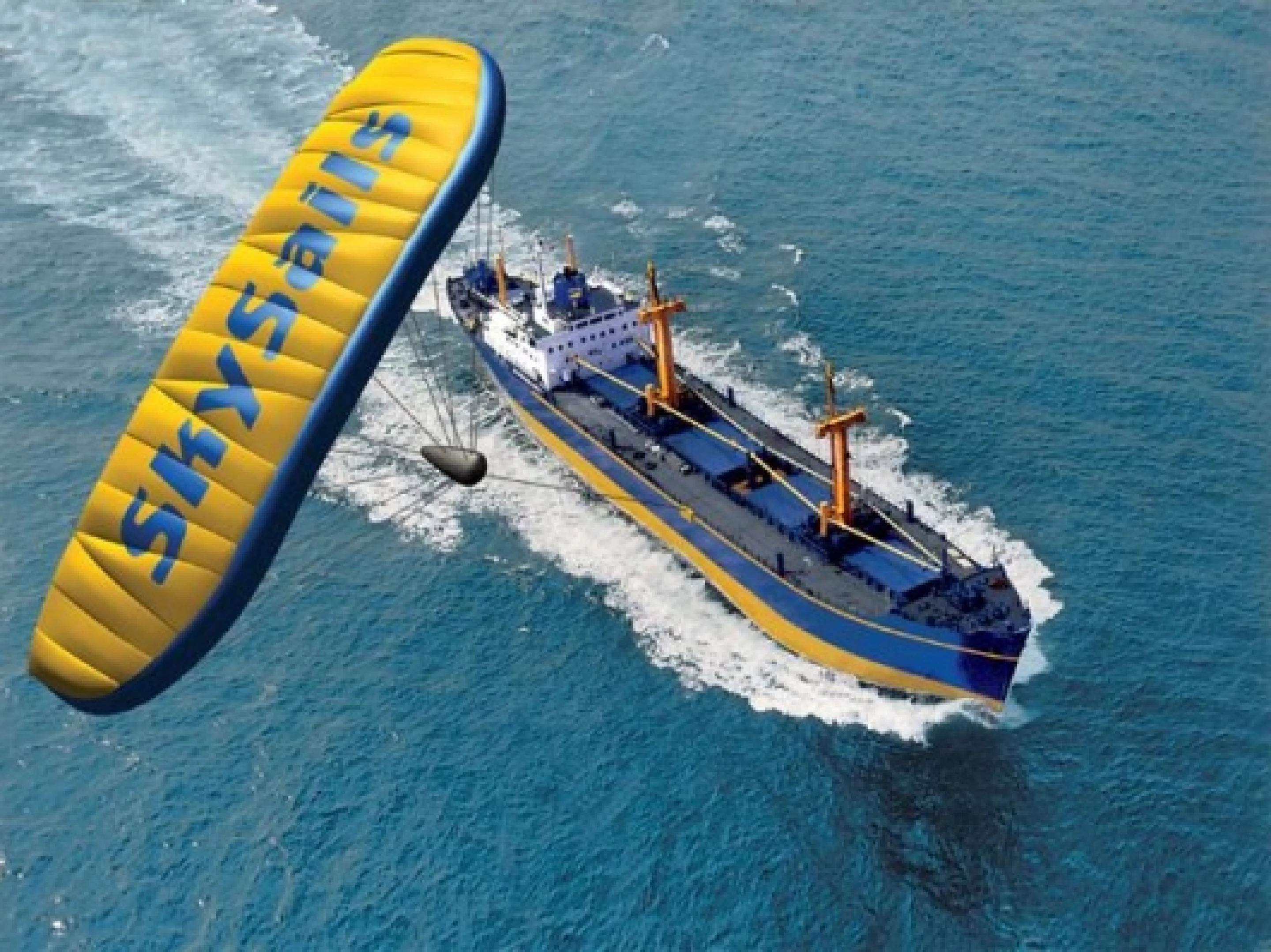 Innovative new sail kite system could halve maritime diesel usage