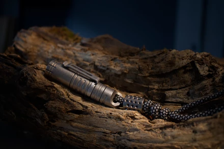 Magnetic EDC titanium flashlight blazes bright on Kickstarter