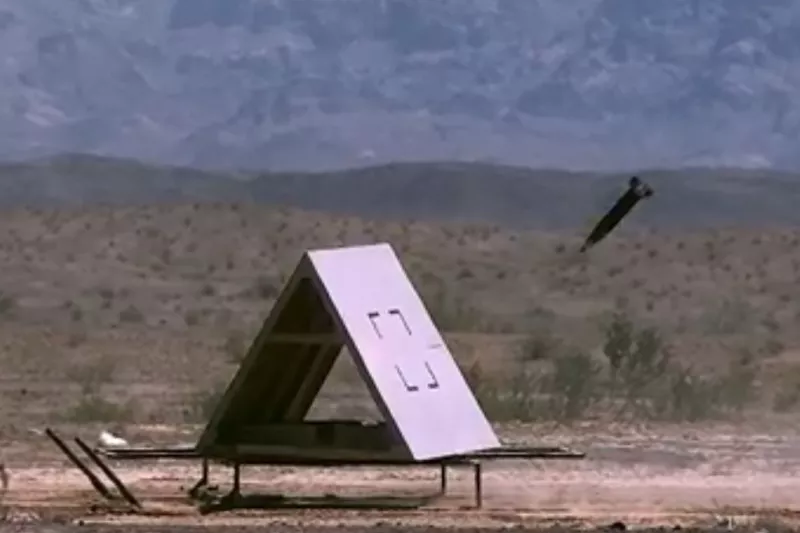 Excalibur S GPS/laser-guided artillery shell homes in on moving target