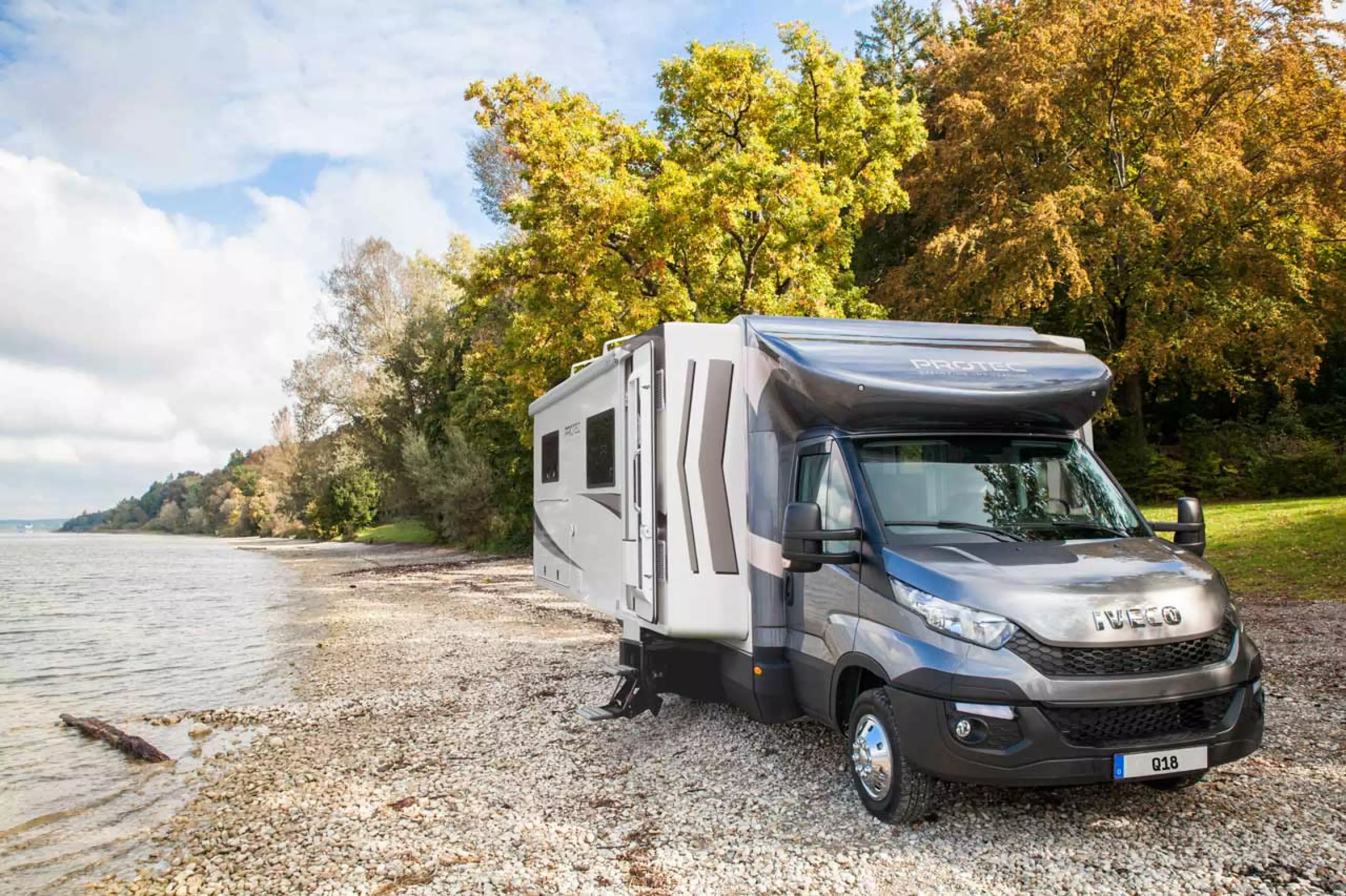 Protec expanding motorhome pops its flanks for a roomy stay