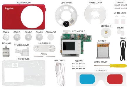 Build your own digital snapper with the Bigshot DIY camera kit