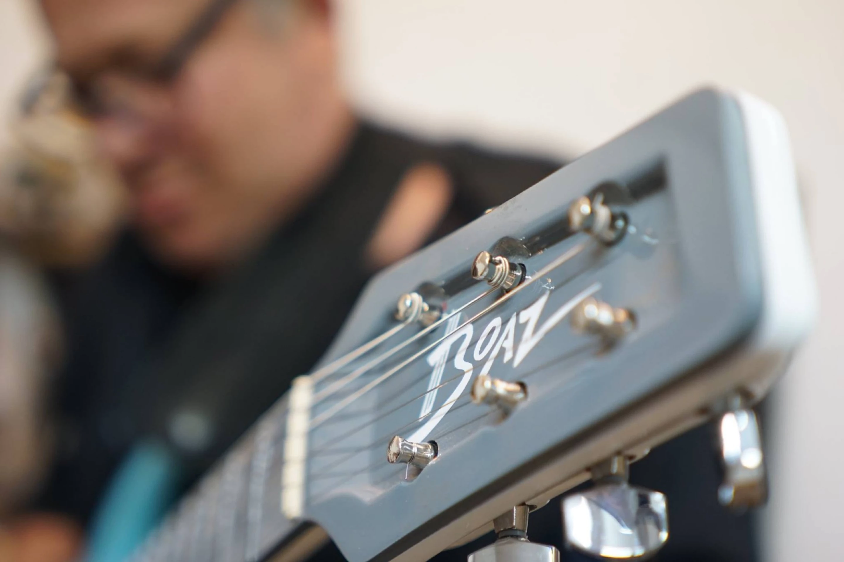 Modular plastic guitar offers up to 50 different combinations