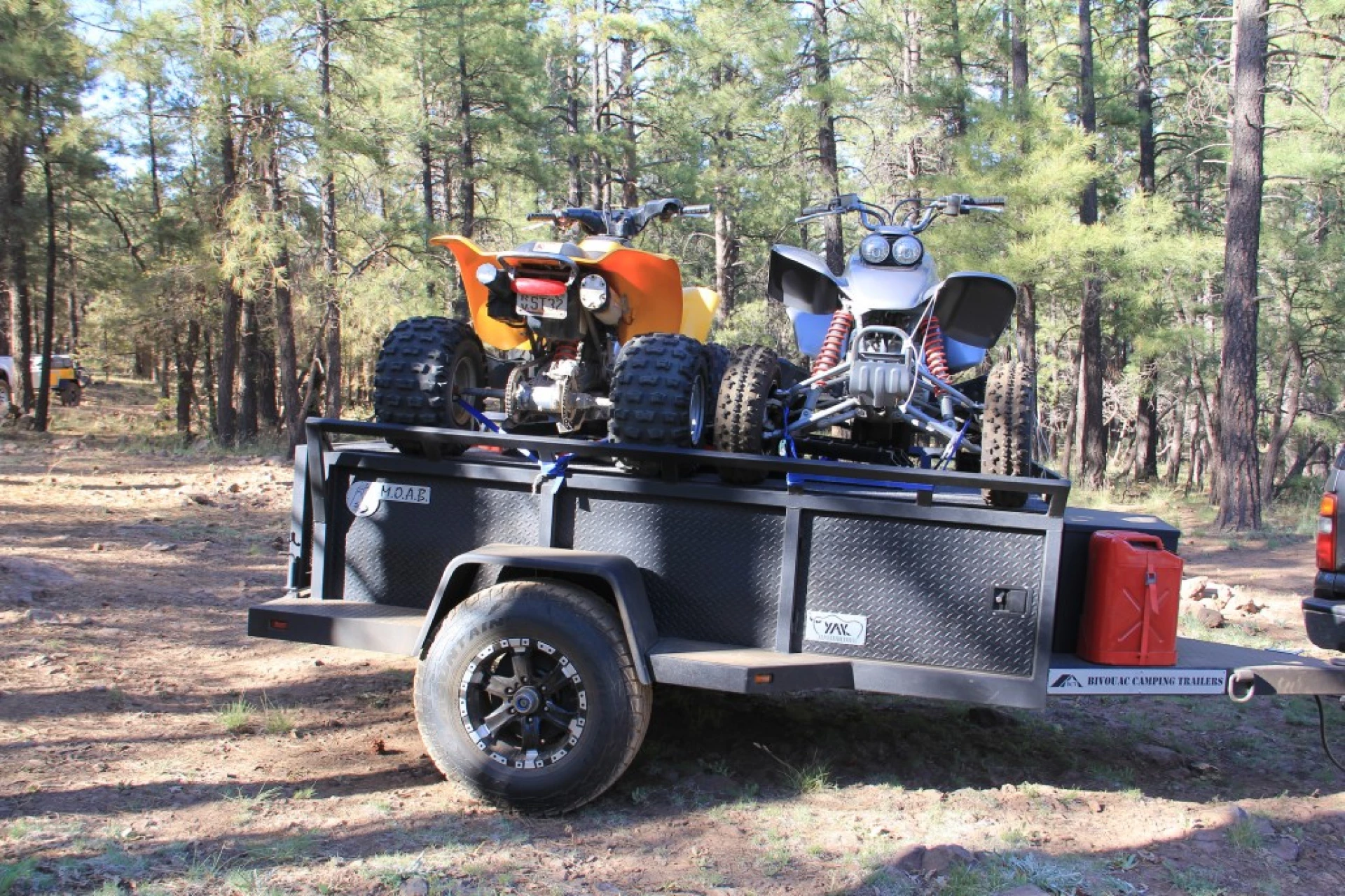 Mother Of All Bivouacs (MOAB) off-road trailers done two ways