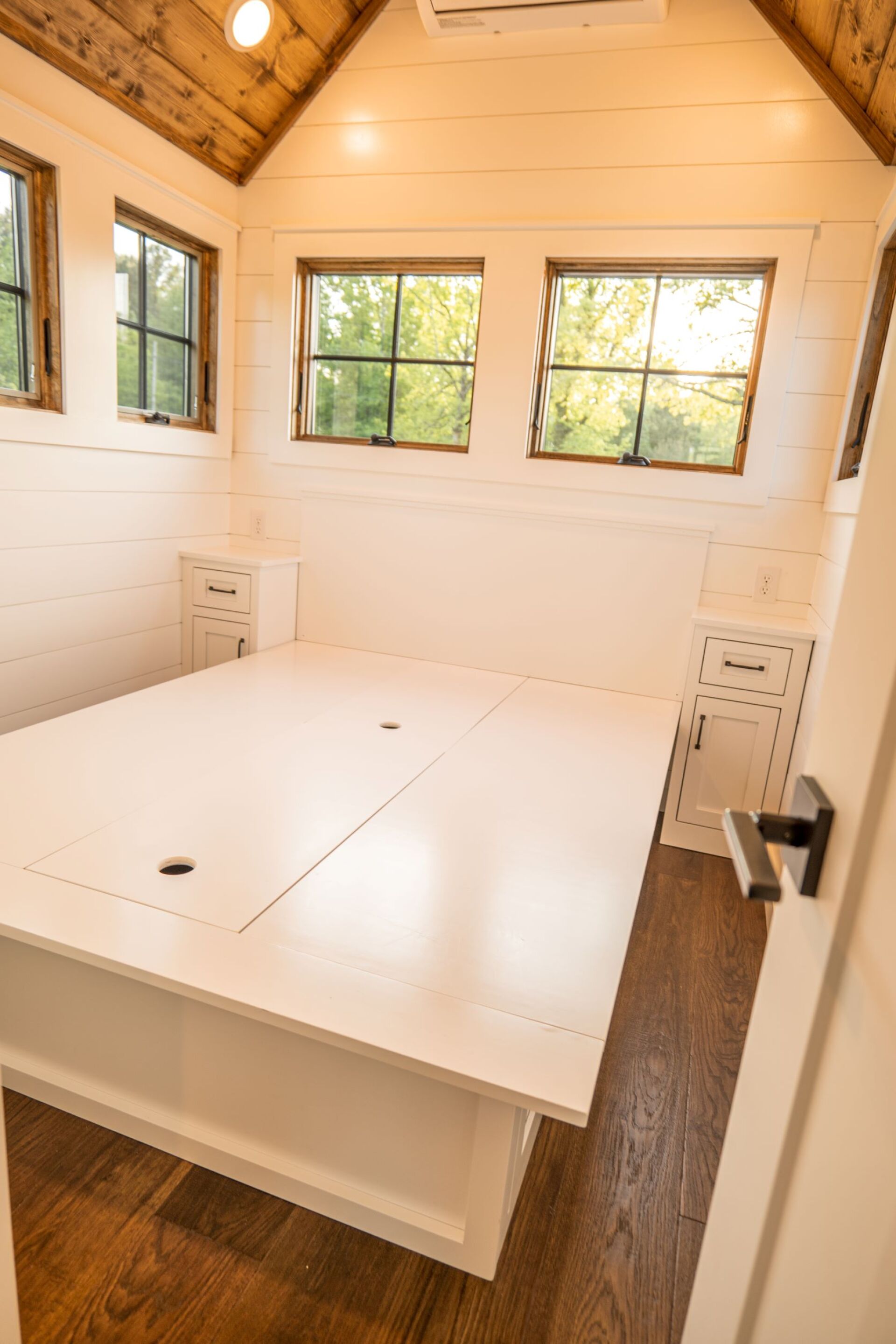 Timbercraft Tiny Homes' slimmed-down Teton sleeps four in rustic style