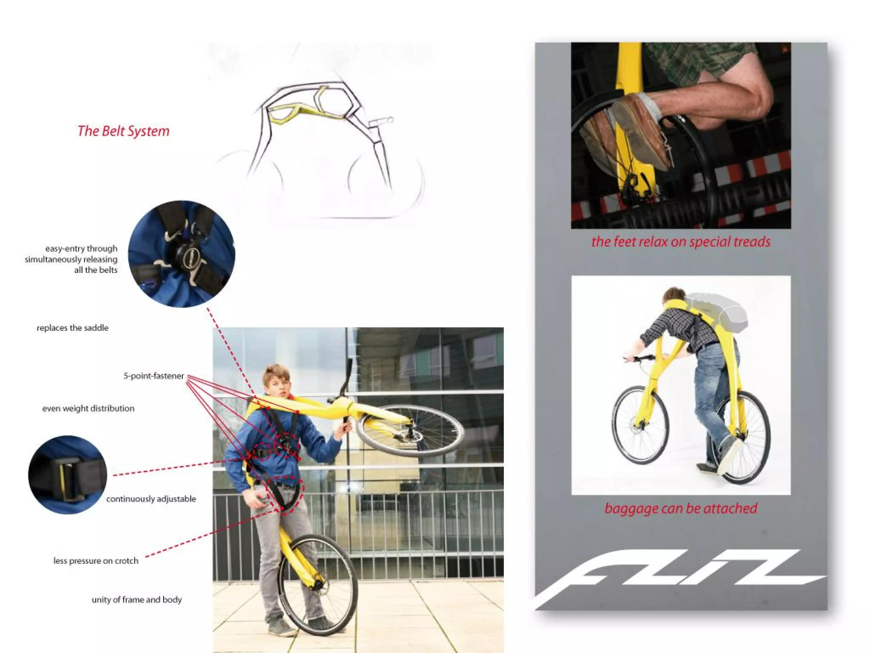 Fliz bike combines walking, cycling, and nostalgia
