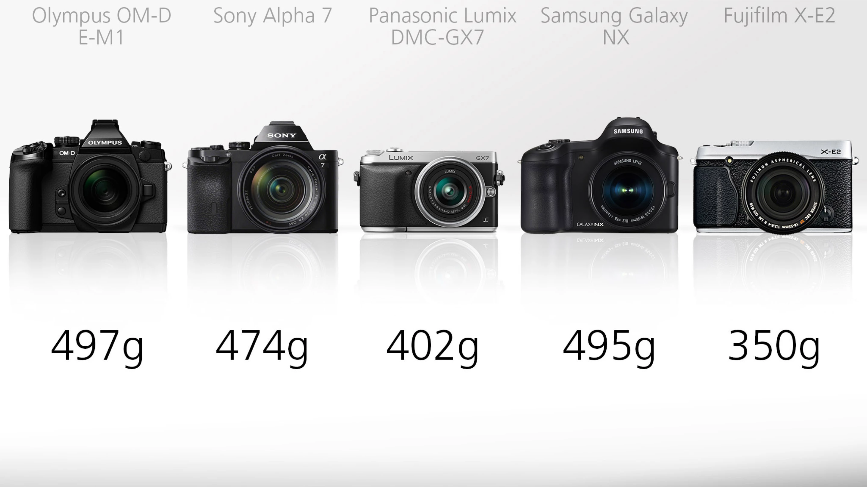 2013 High-End Mirrorless Camera Comparison Guide