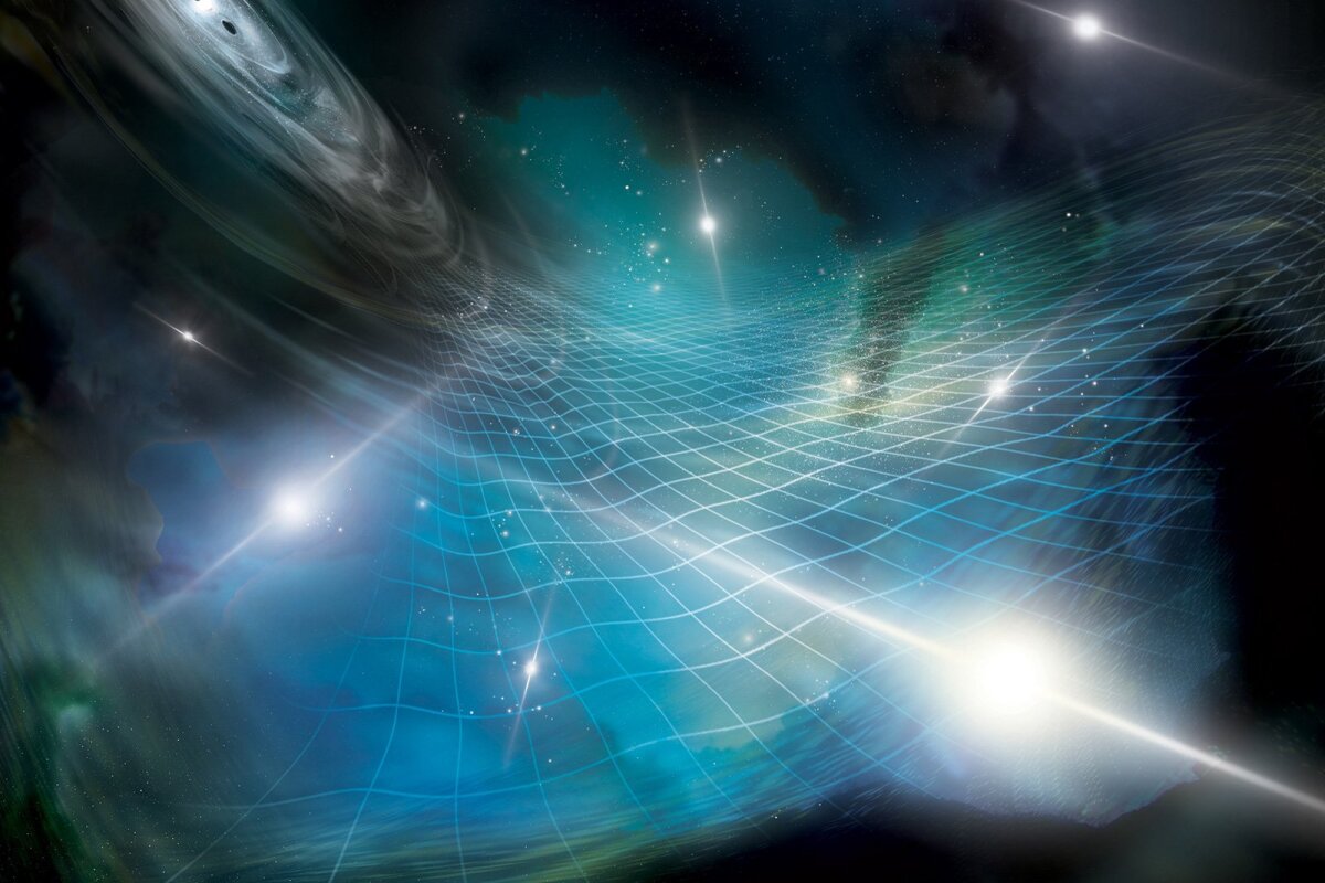 Galactic Scale Detector Picks Up Background Distortions In Spacetime