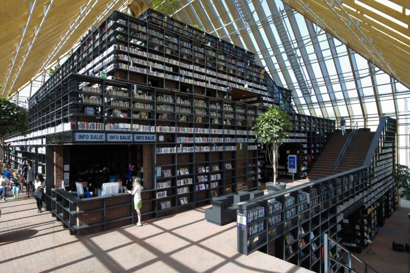 Breathtaking Book Mountain library opens for business