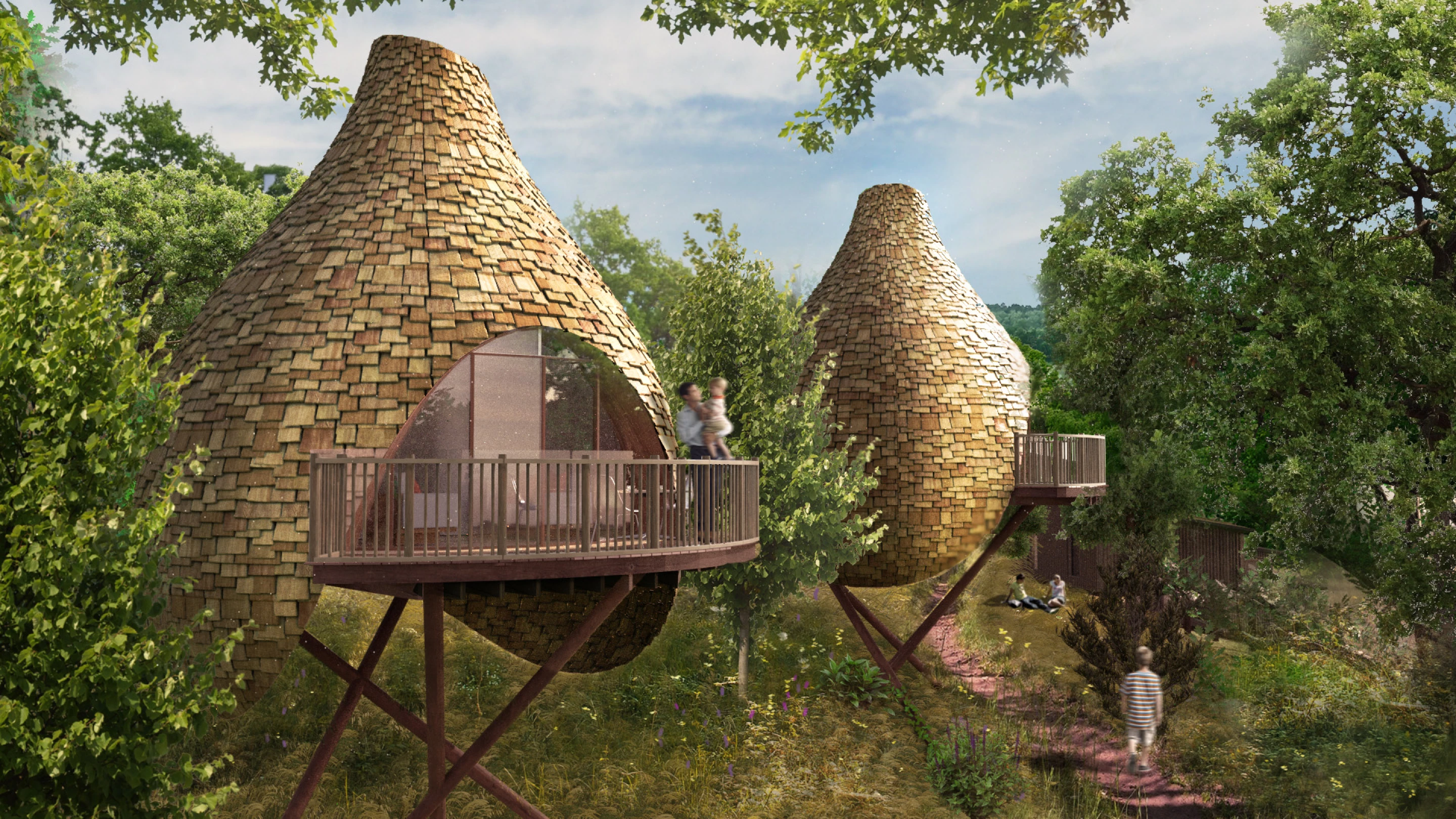 Blue Forest hatches nest-shaped treehouse development