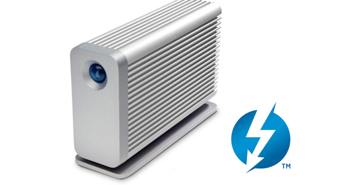 LaCie announces first Thunderbolt-packing external HDD